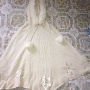 Magaschoni | Accessories | Magasconi 0 Cashmere Rabbit Fur Sequin Cape ...